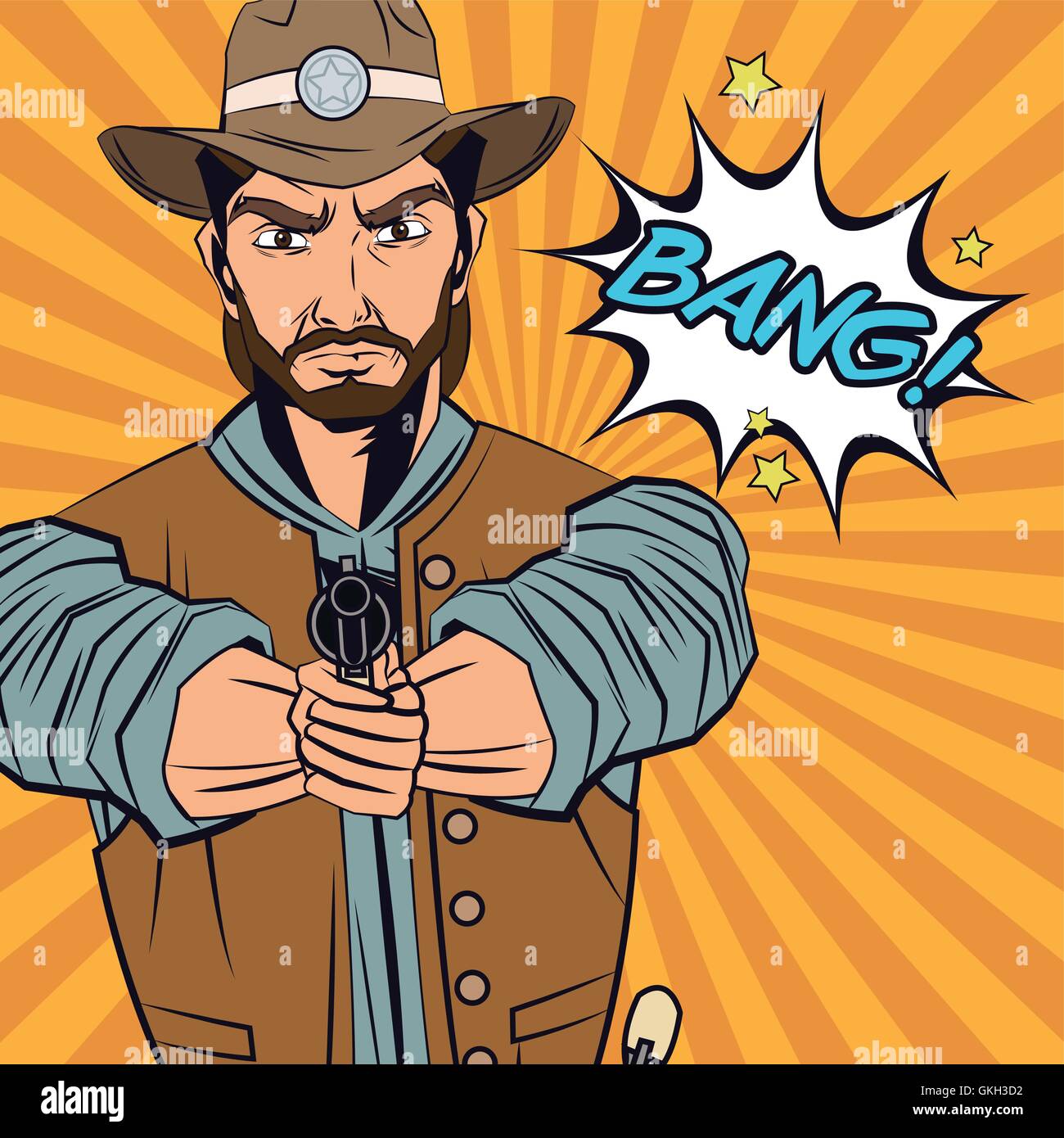 Cowboy man cartoon design Stock Vector Image & Art - Alamy