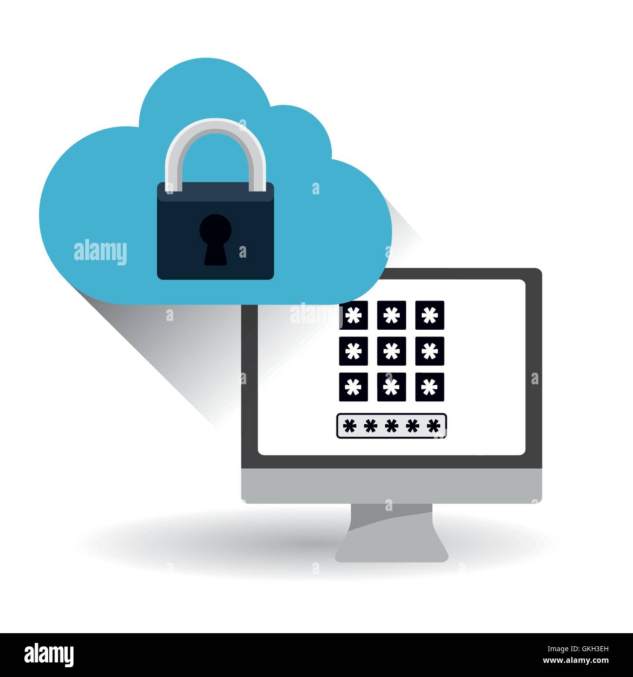 Security system vector design Stock Vector Image & Art - Alamy