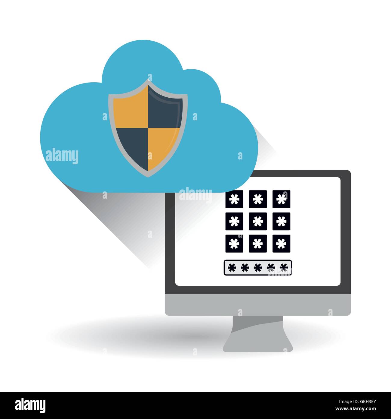 Security system vector design Stock Vector Image & Art - Alamy