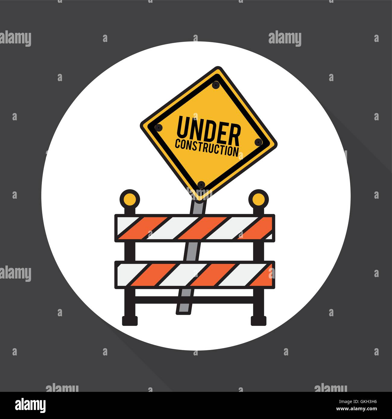 Under constructon vector design Stock Vector Image & Art - Alamy