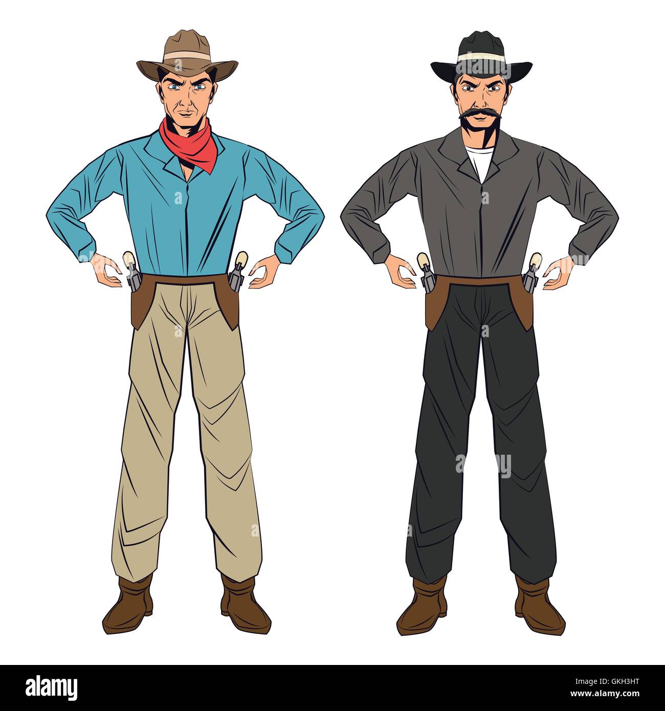 Cowboy man cartoon design Stock Vector Image & Art - Alamy