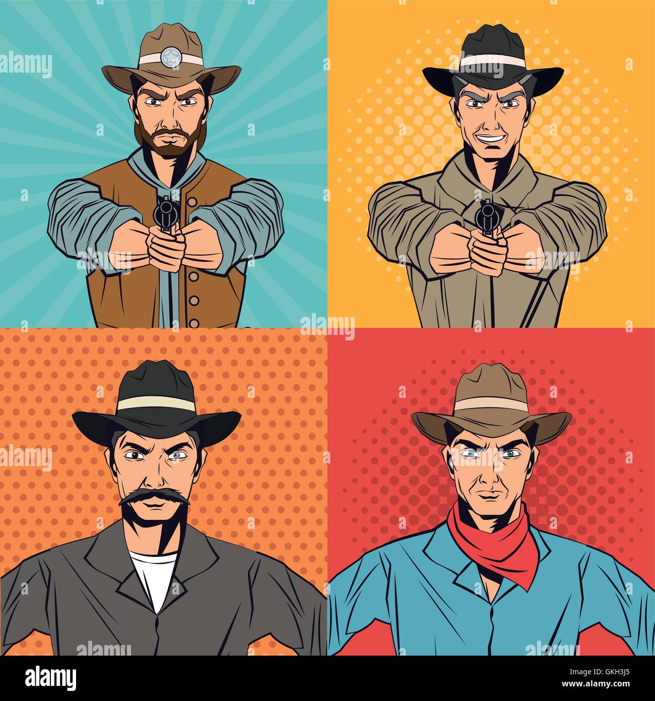 Cowboy man cartoon design Stock Vector Image & Art - Alamy
