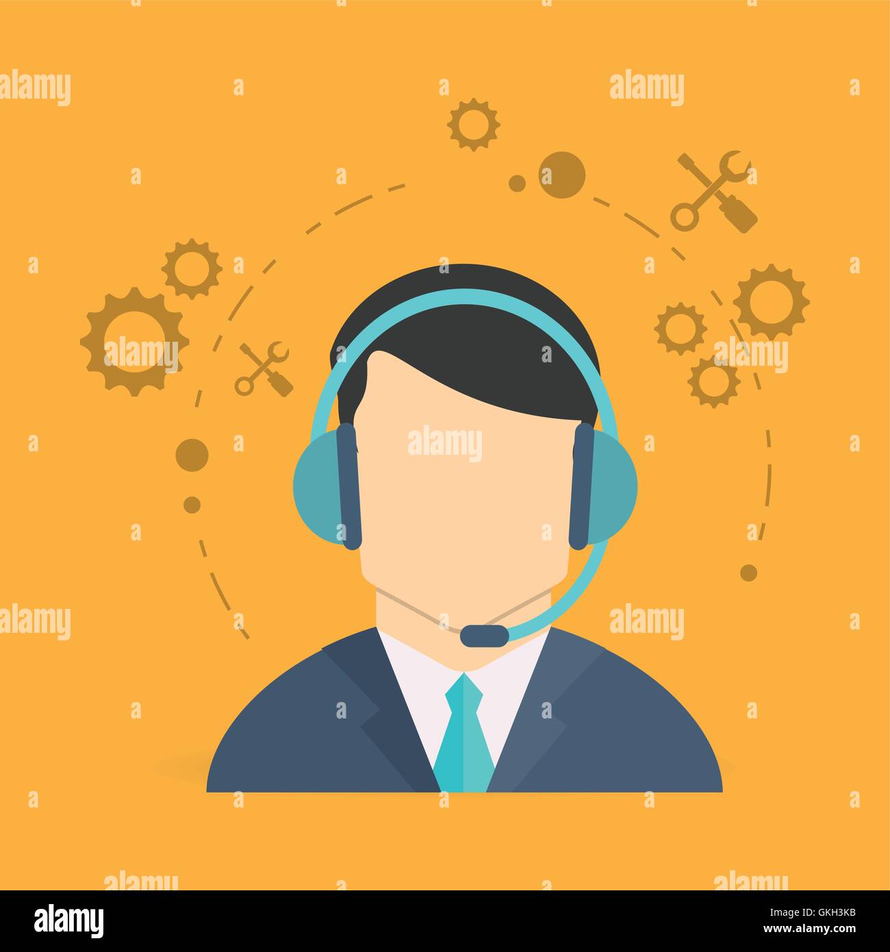 Operator man icon design Stock Vector Image & Art - Alamy
