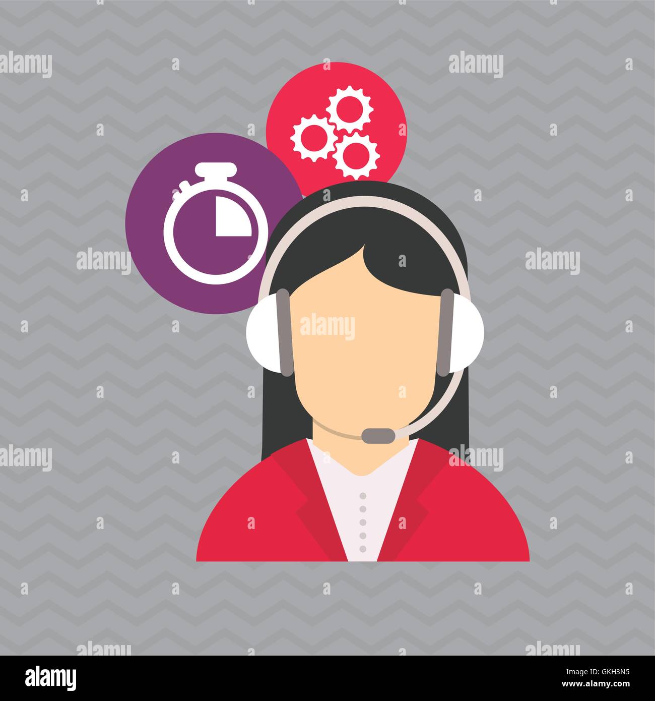 Operator woman icon design Stock Vector Image & Art - Alamy