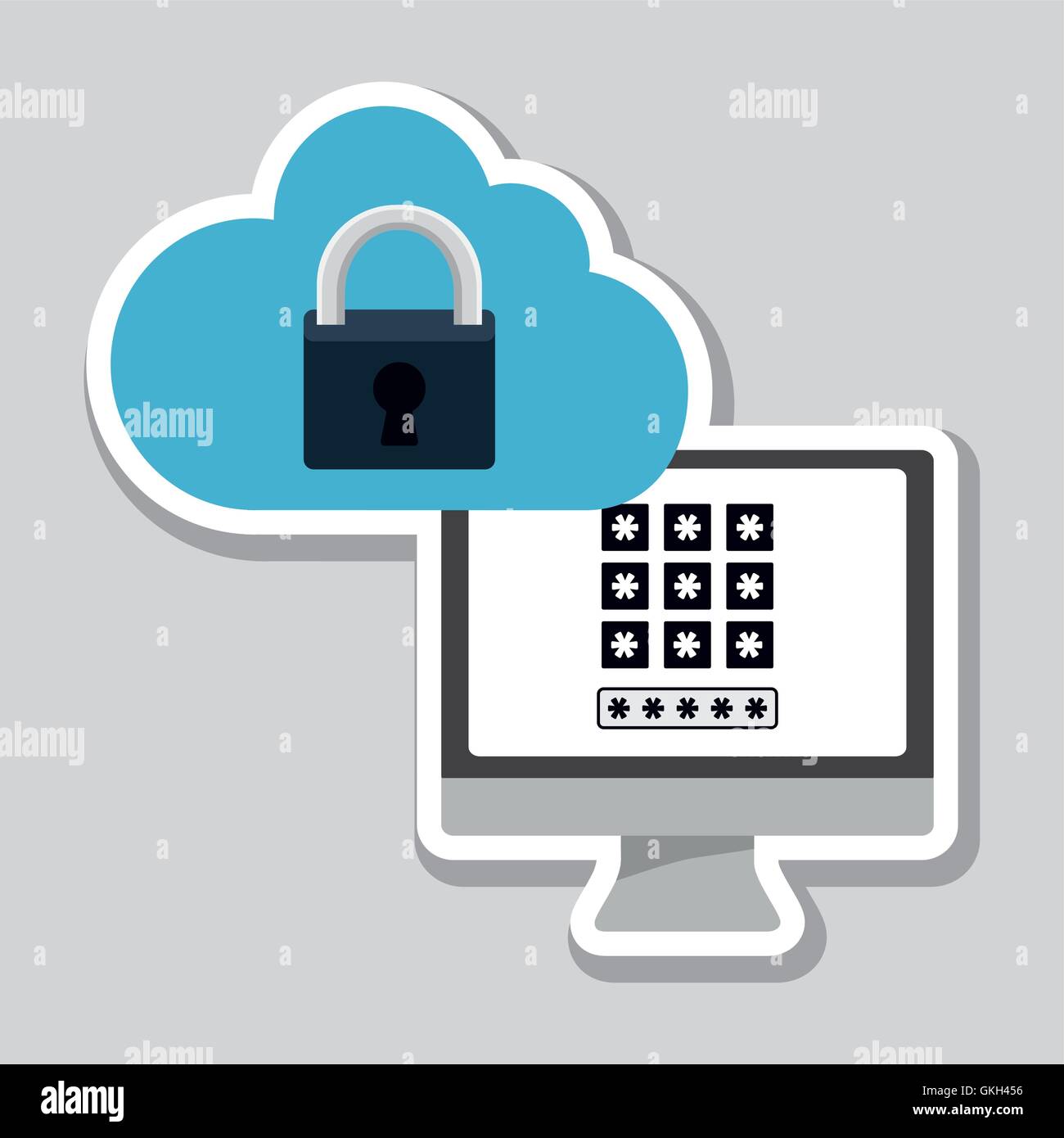 Security system vector design Stock Vector Image & Art - Alamy