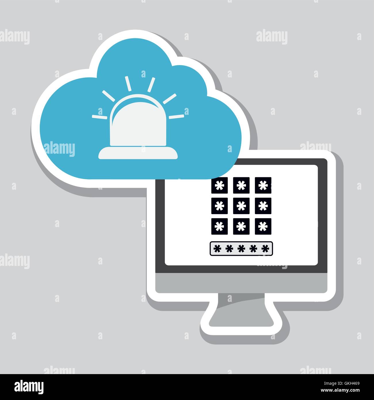 Security system vector design Stock Vector Image & Art - Alamy