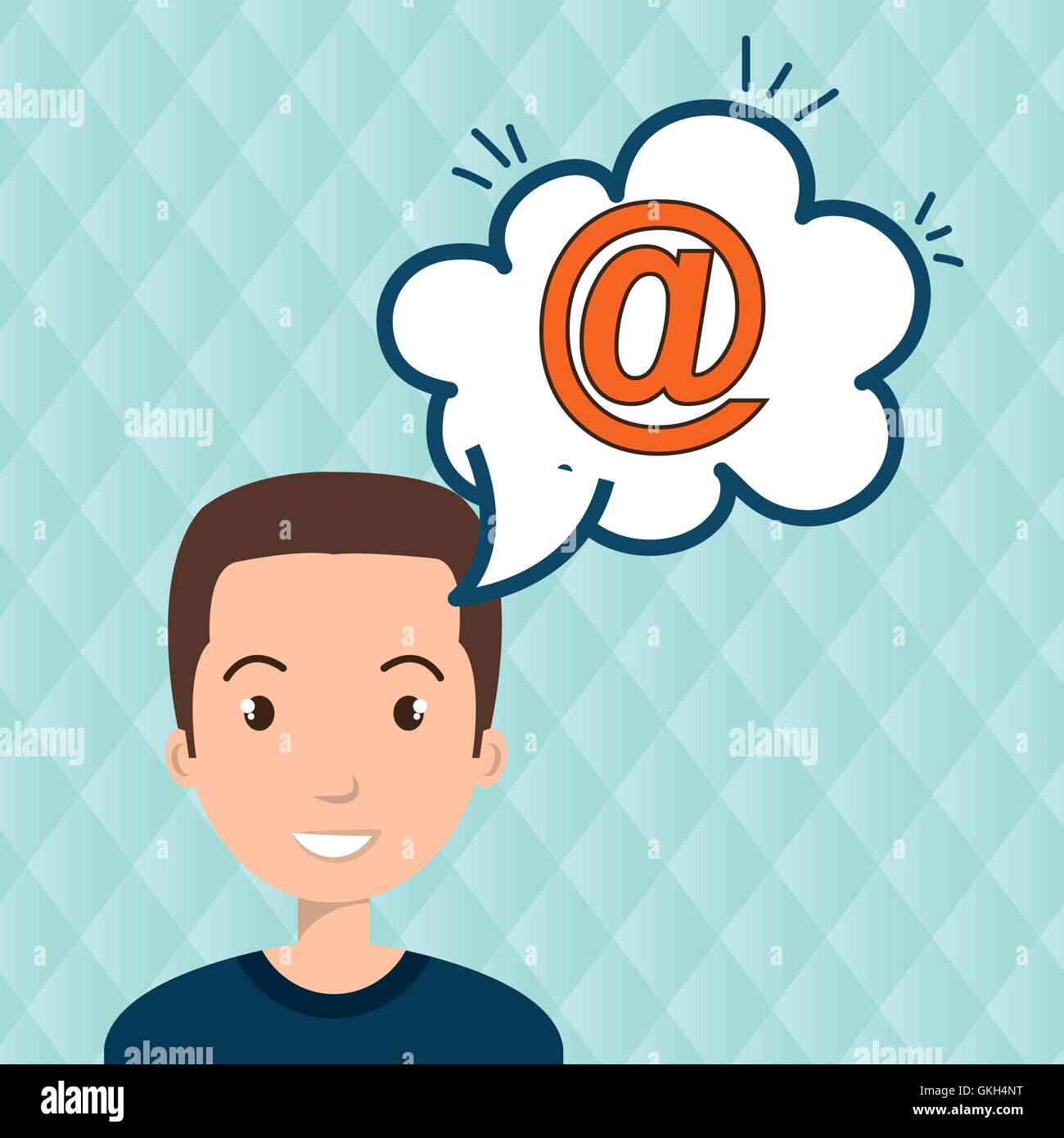 woman technology bubble speak Stock Vector Image & Art - Alamy