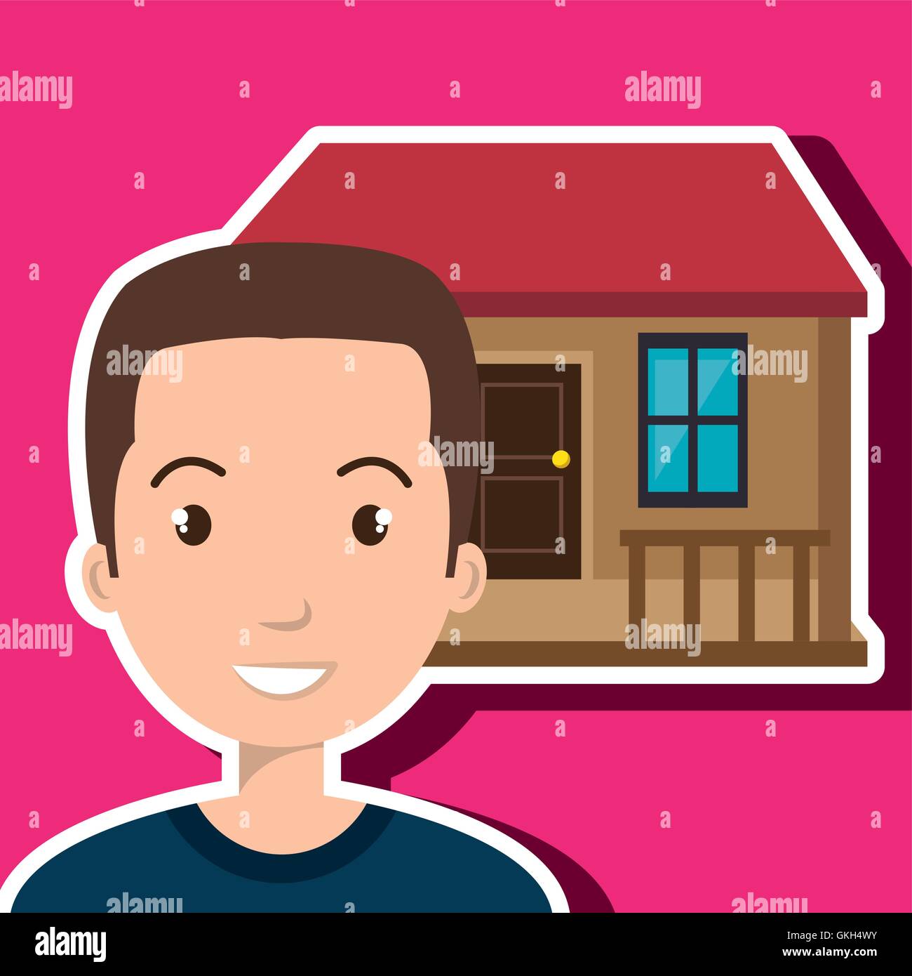 woman client hotel icon Stock Vector Image & Art - Alamy