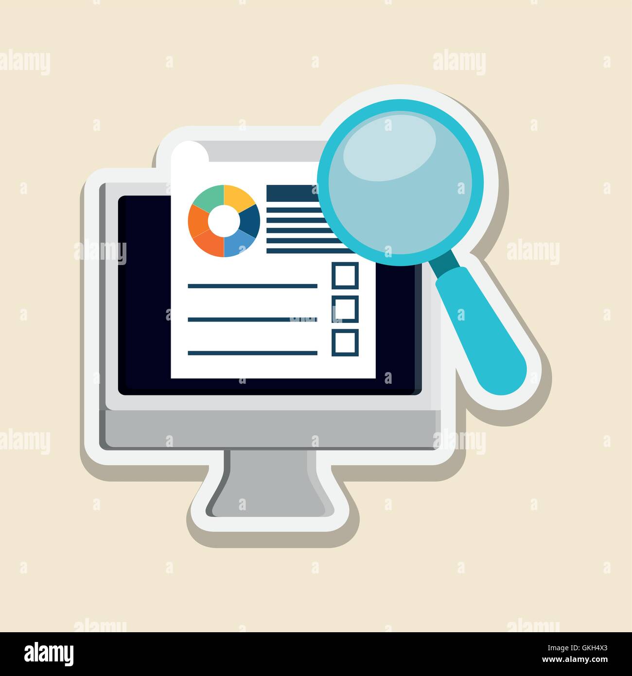 responsive web design over white background, vector illustration Stock ...