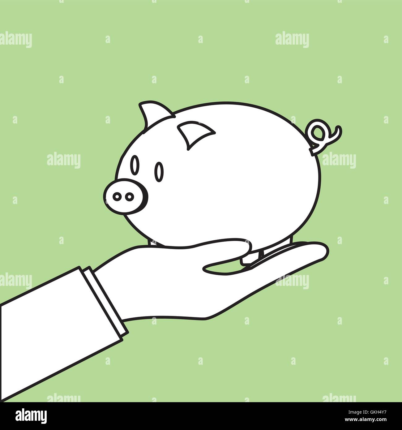 money icon over white background, vector illustration Stock Vector ...