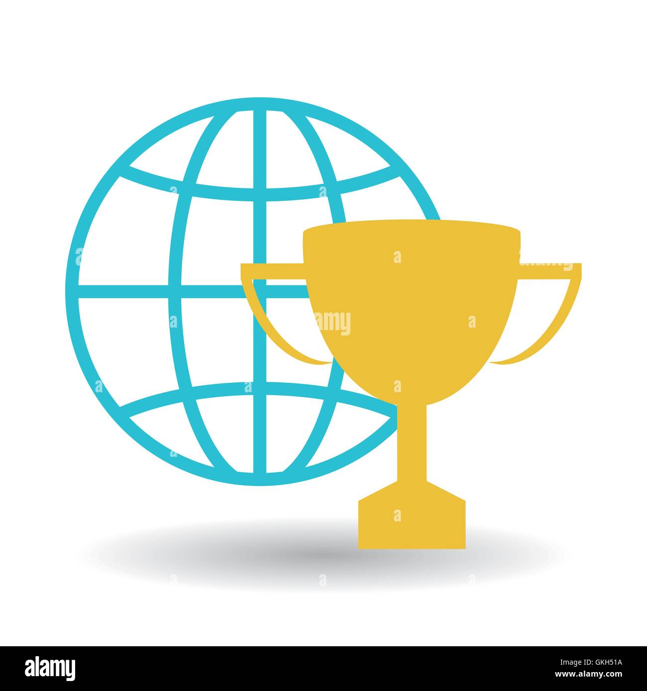 Graphic design of trophy, vector illustration Stock Vector Image & Art ...