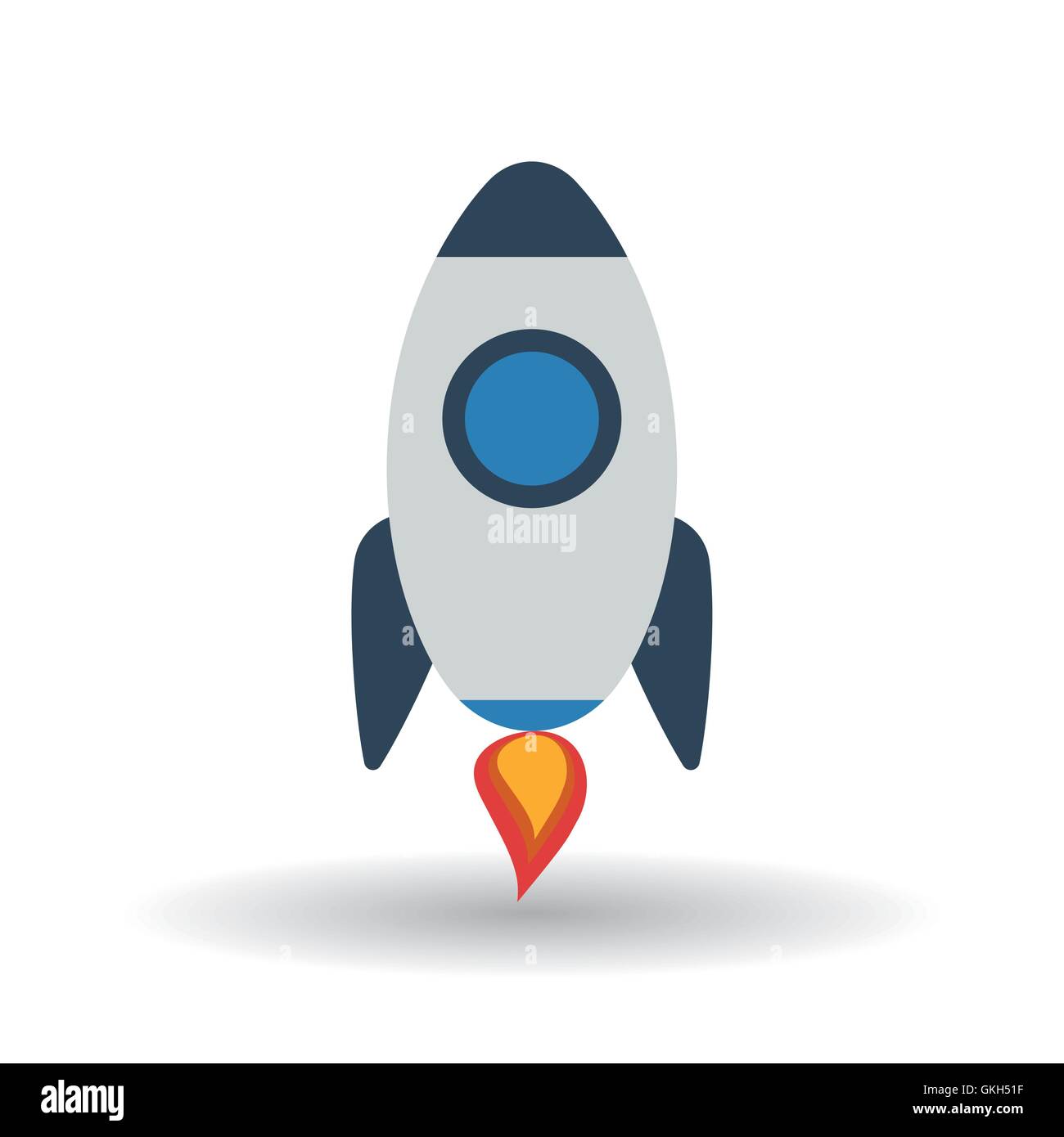 Graphic design of rocket , vector illustration Stock Vector Image & Art ...