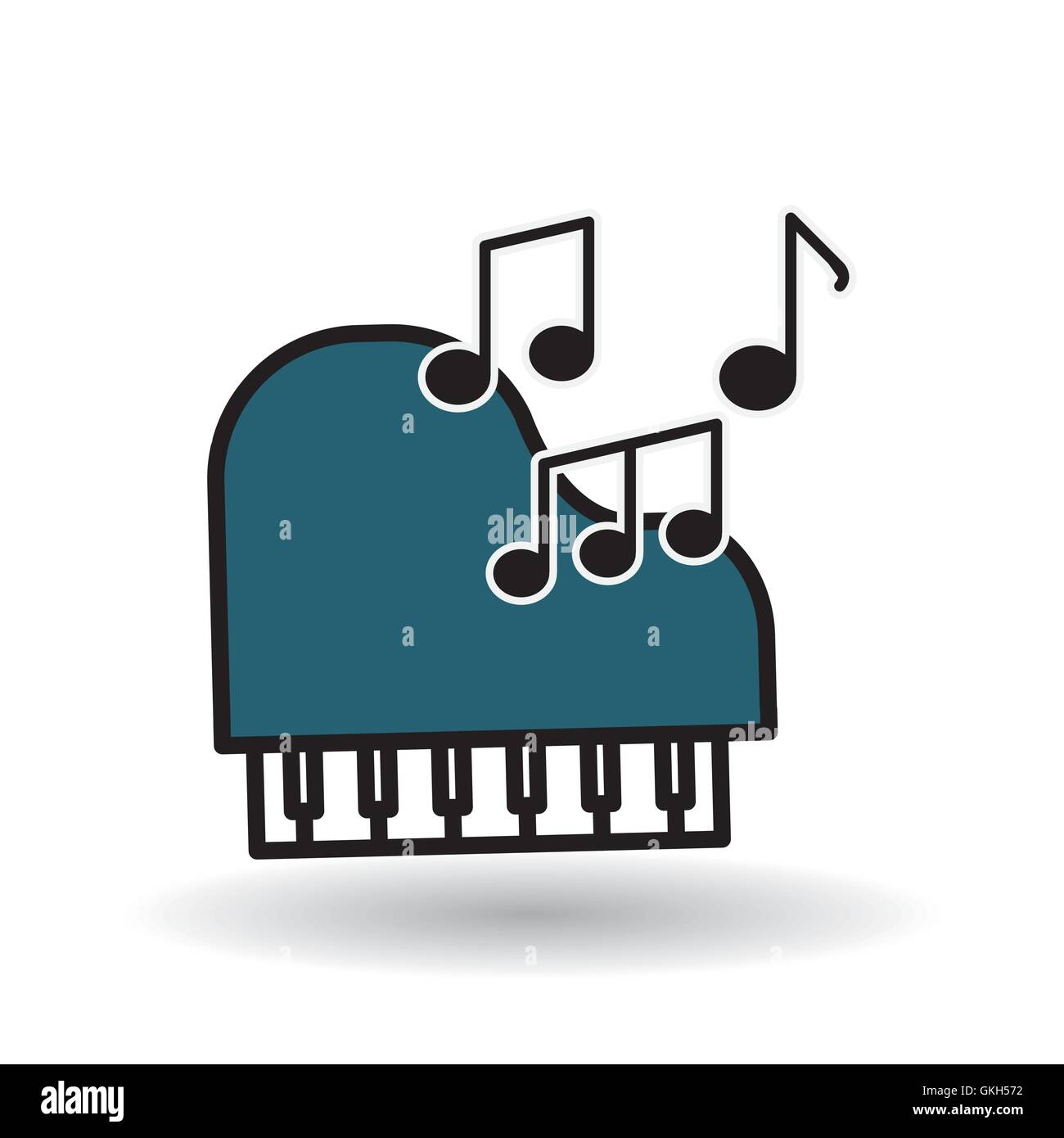 Graphic design of music , vector illustration Stock Vector Image & Art ...