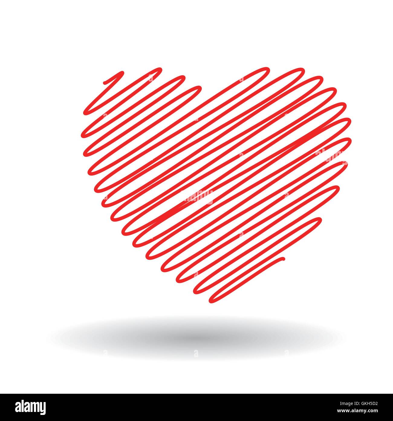 Graphic design of heart , vector illustration Stock Vector Image & Art ...