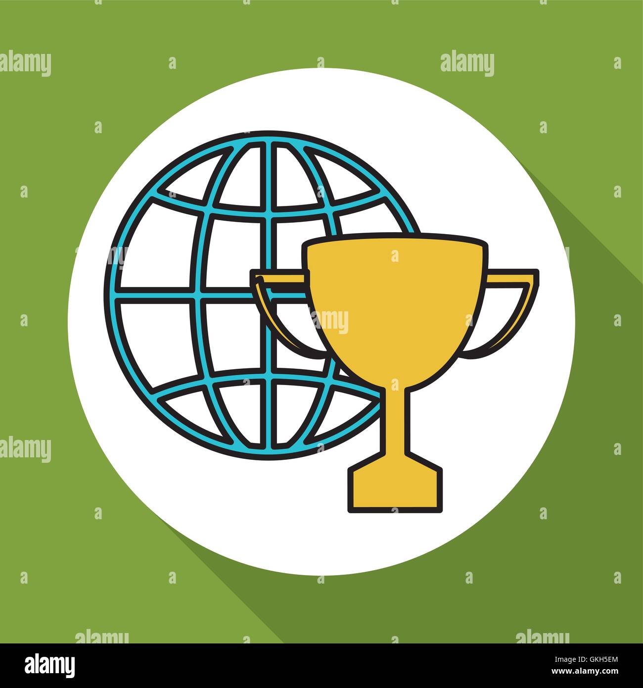 Graphic design of trophy, vector illustration Stock Vector Image & Art ...