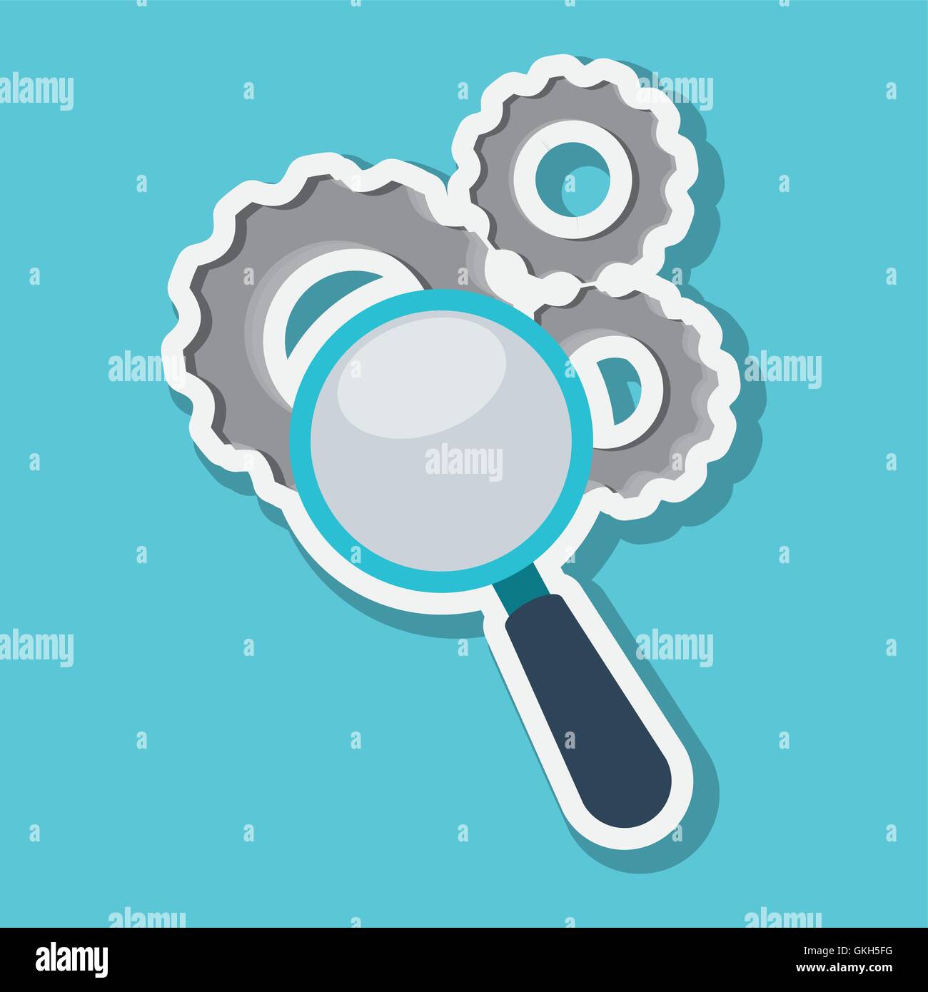 Graphic design of lupe , vector illustration Stock Vector Image & Art ...