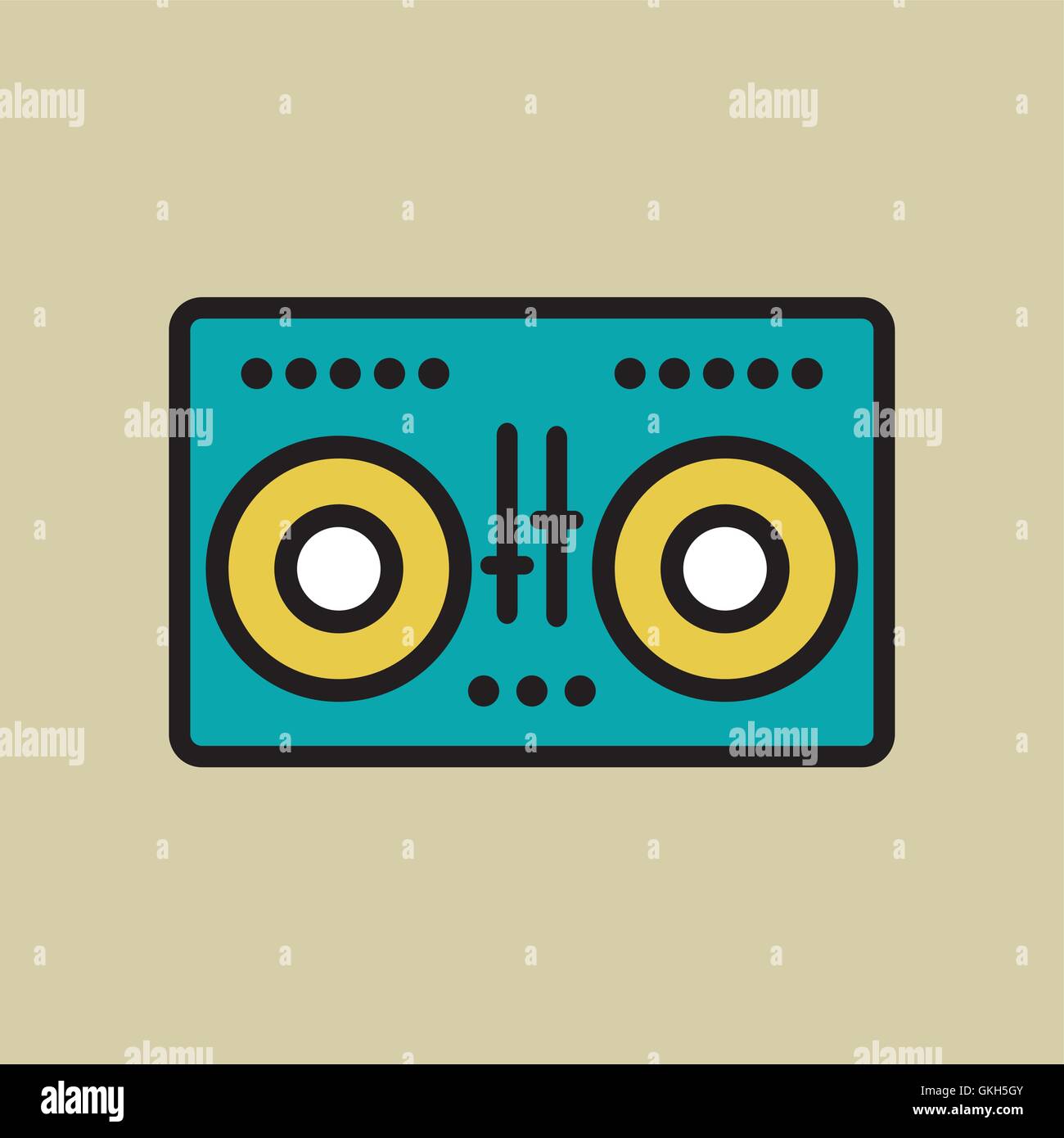 Graphic design of music , vector illustration Stock Vector Image & Art ...