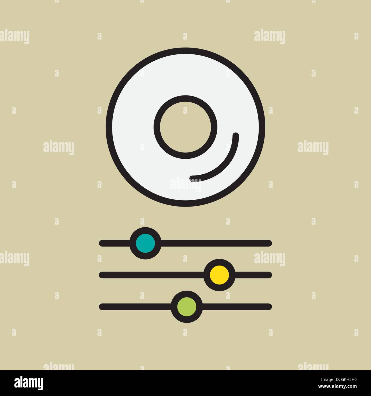 Graphic design of music , vector illustration Stock Vector Image & Art ...