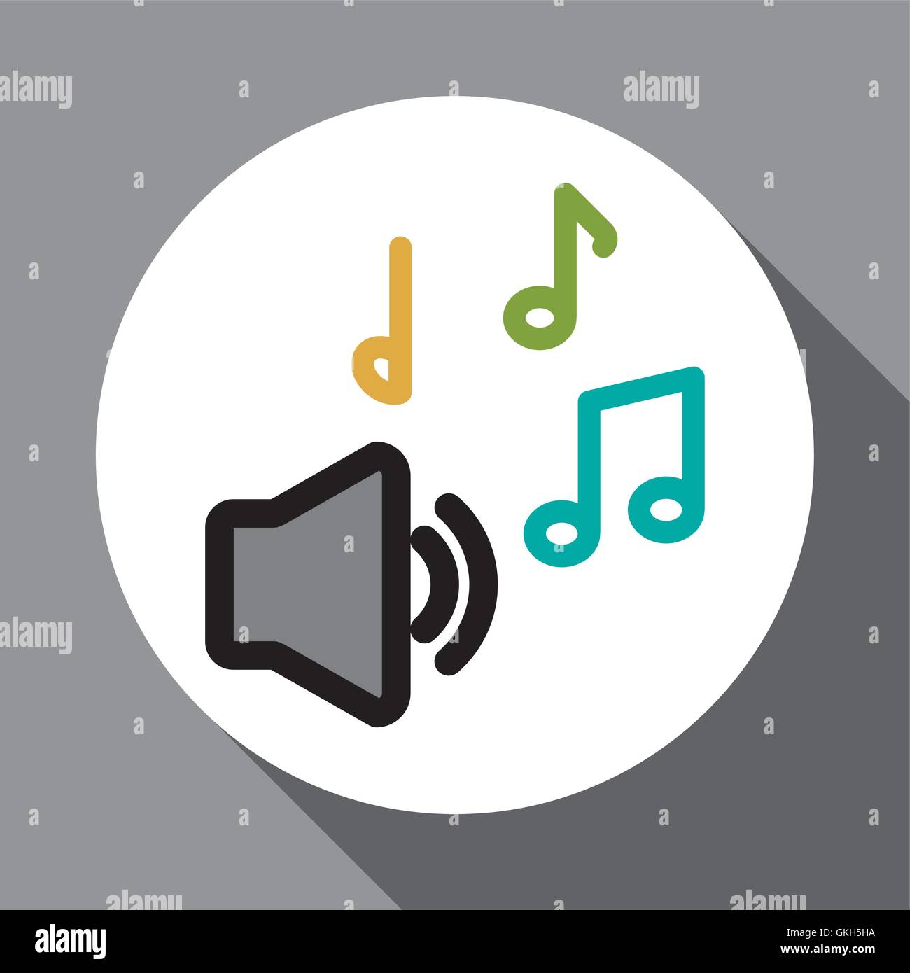 Graphic design of music , vector illustration Stock Vector Image & Art ...