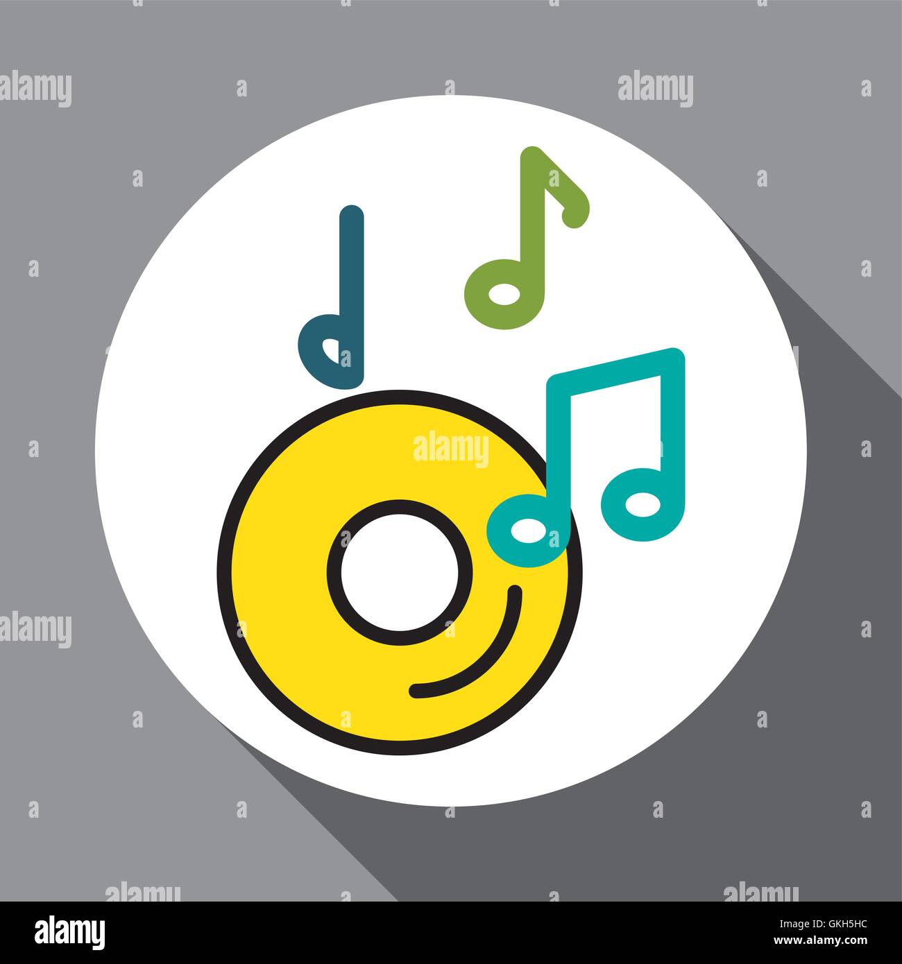 Graphic design of music , vector illustration Stock Vector Image & Art ...