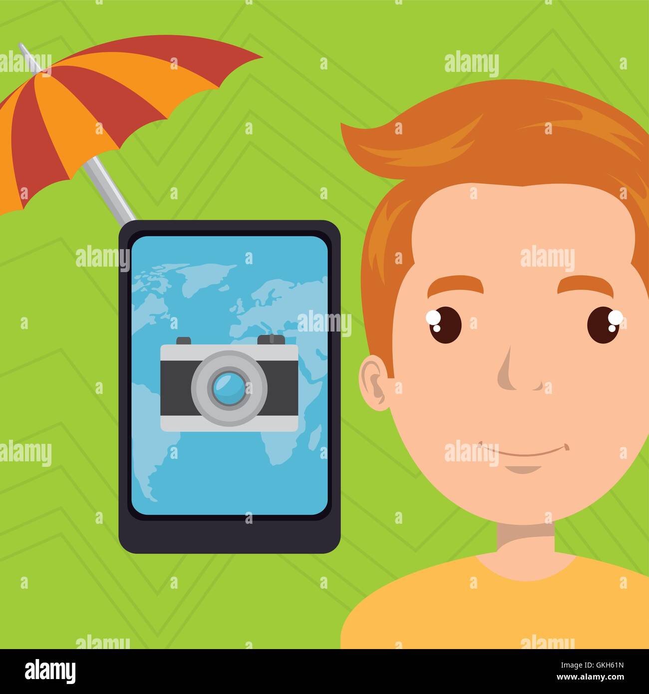 Elegant man professional camera Stock Vector Images - Alamy