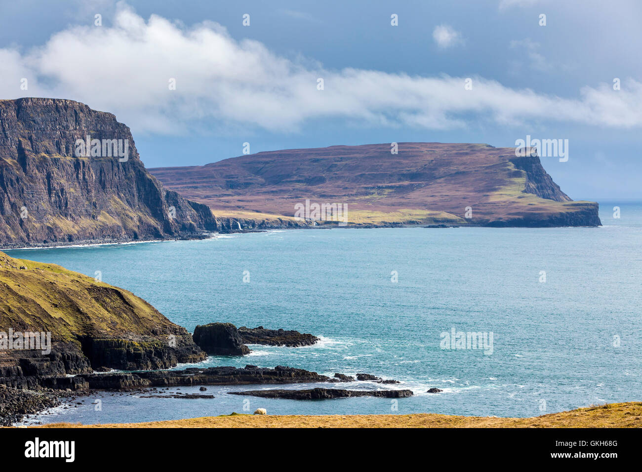 Waterstein Head seen from Neist Point, Highland, Scotland, United ...
