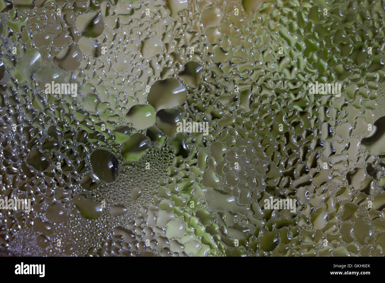 Close up of frying pan lid with water drops Stock Photo - Alamy