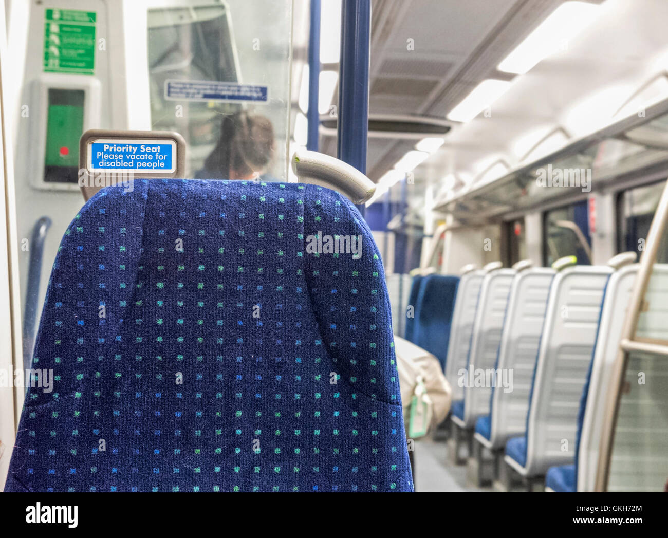 Priority seat london hi-res stock photography and images - Alamy