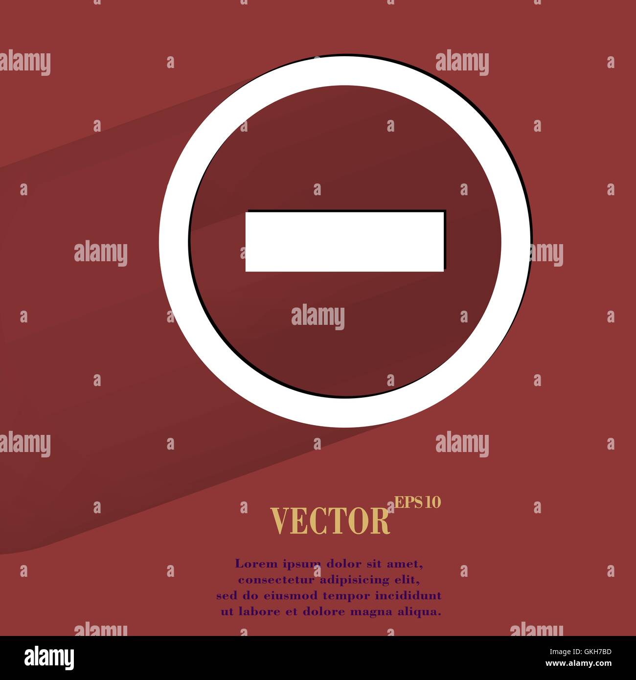 Minus symbol Stock Vector Images - Alamy