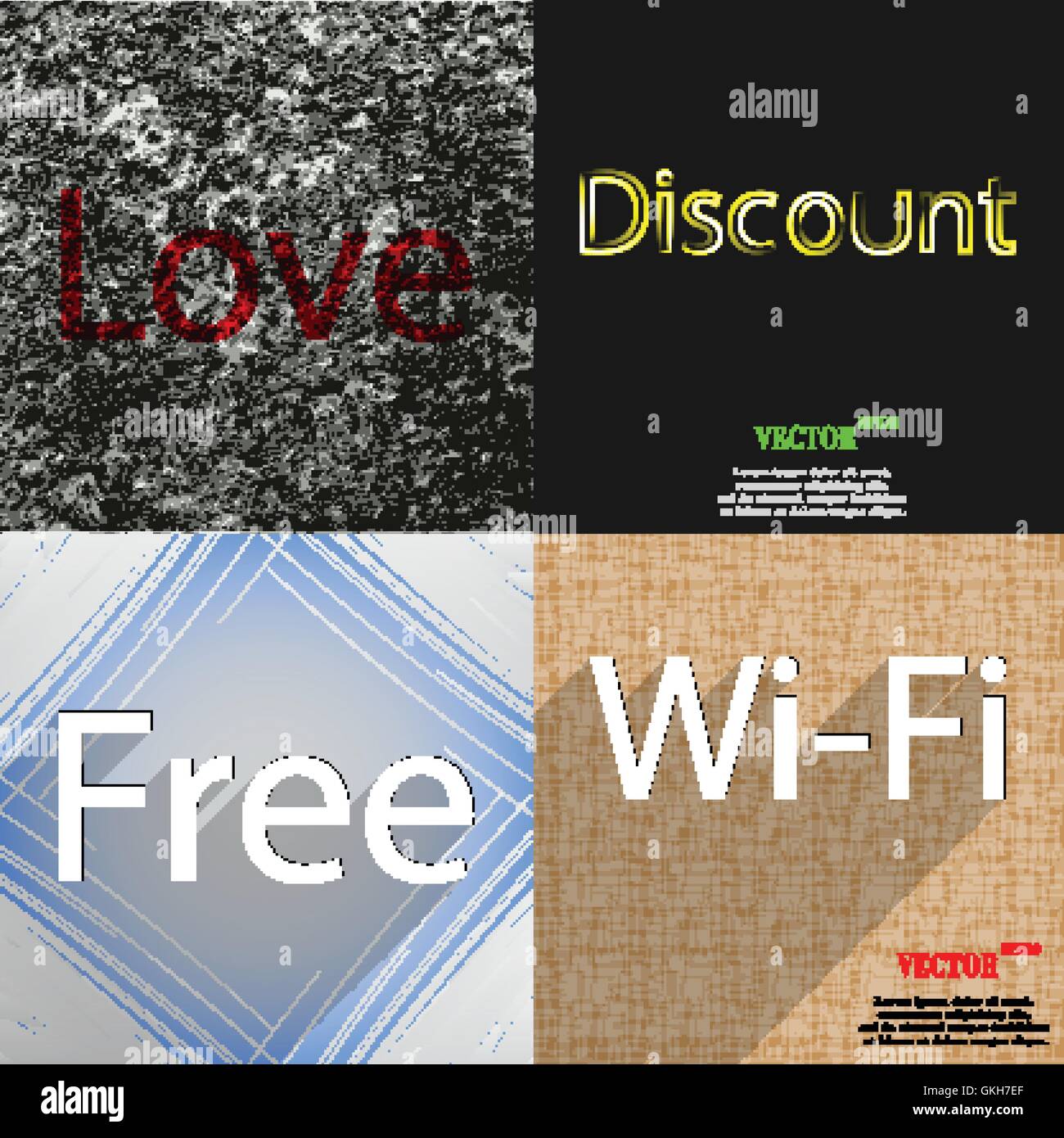 Set of the most popular web design icons on abstract background Stock ...