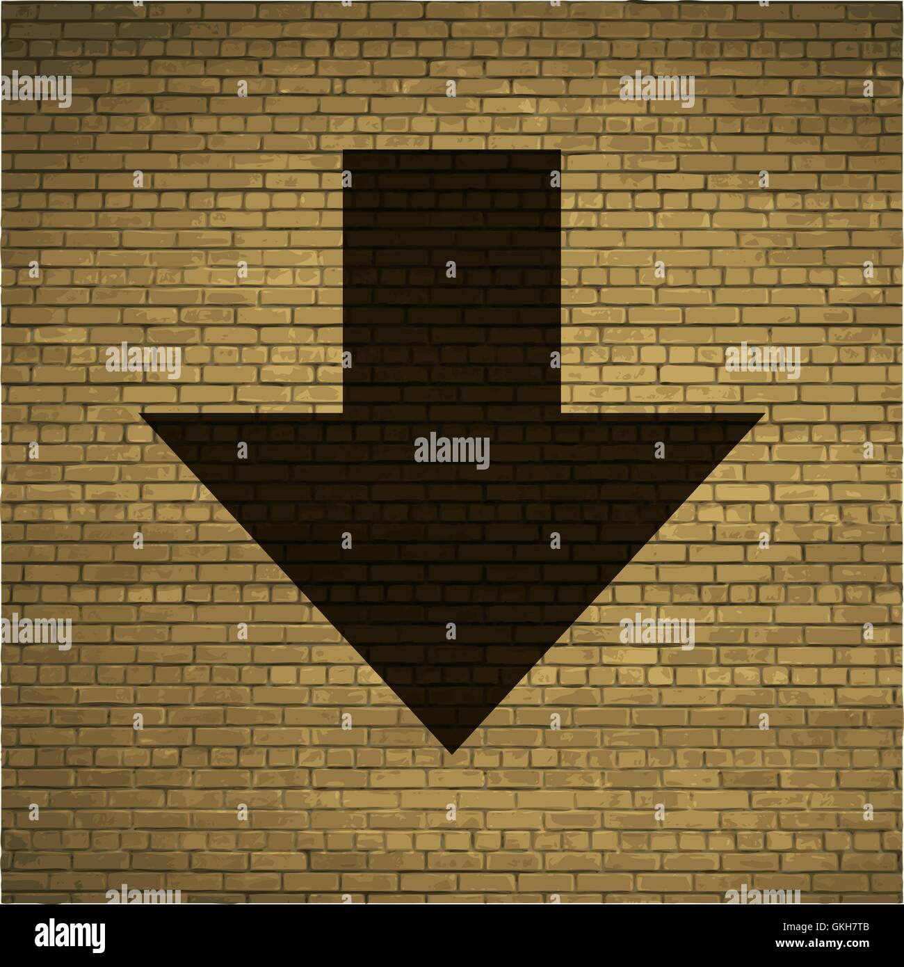 Down arrow text Stock Vector Images - Alamy