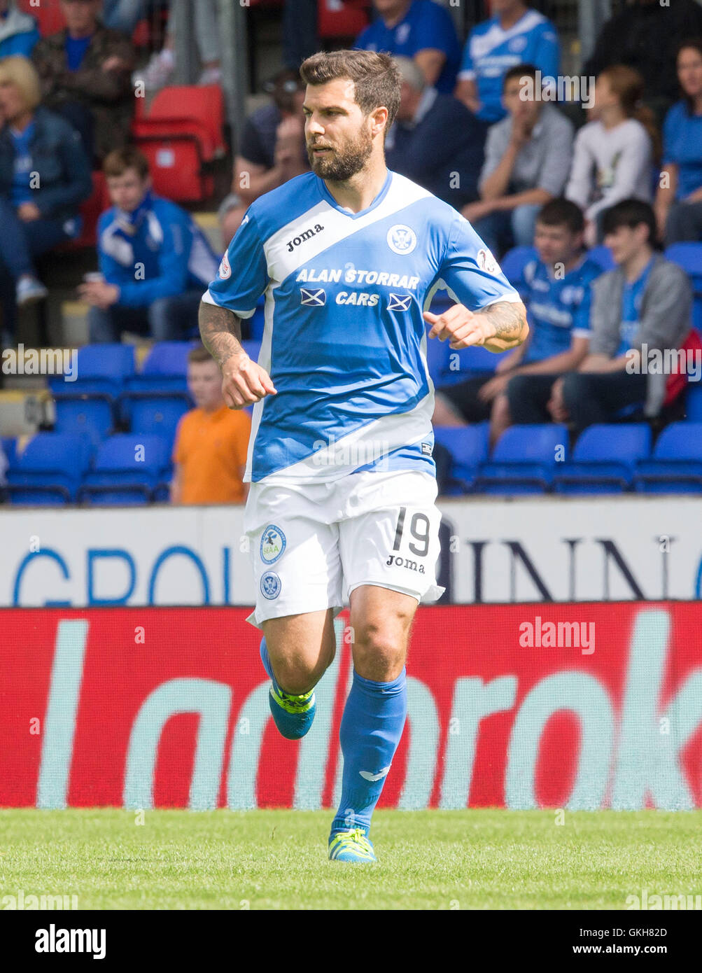St Johnstone's Richard Foster during the Ladbrokes Scottish Premiership ...