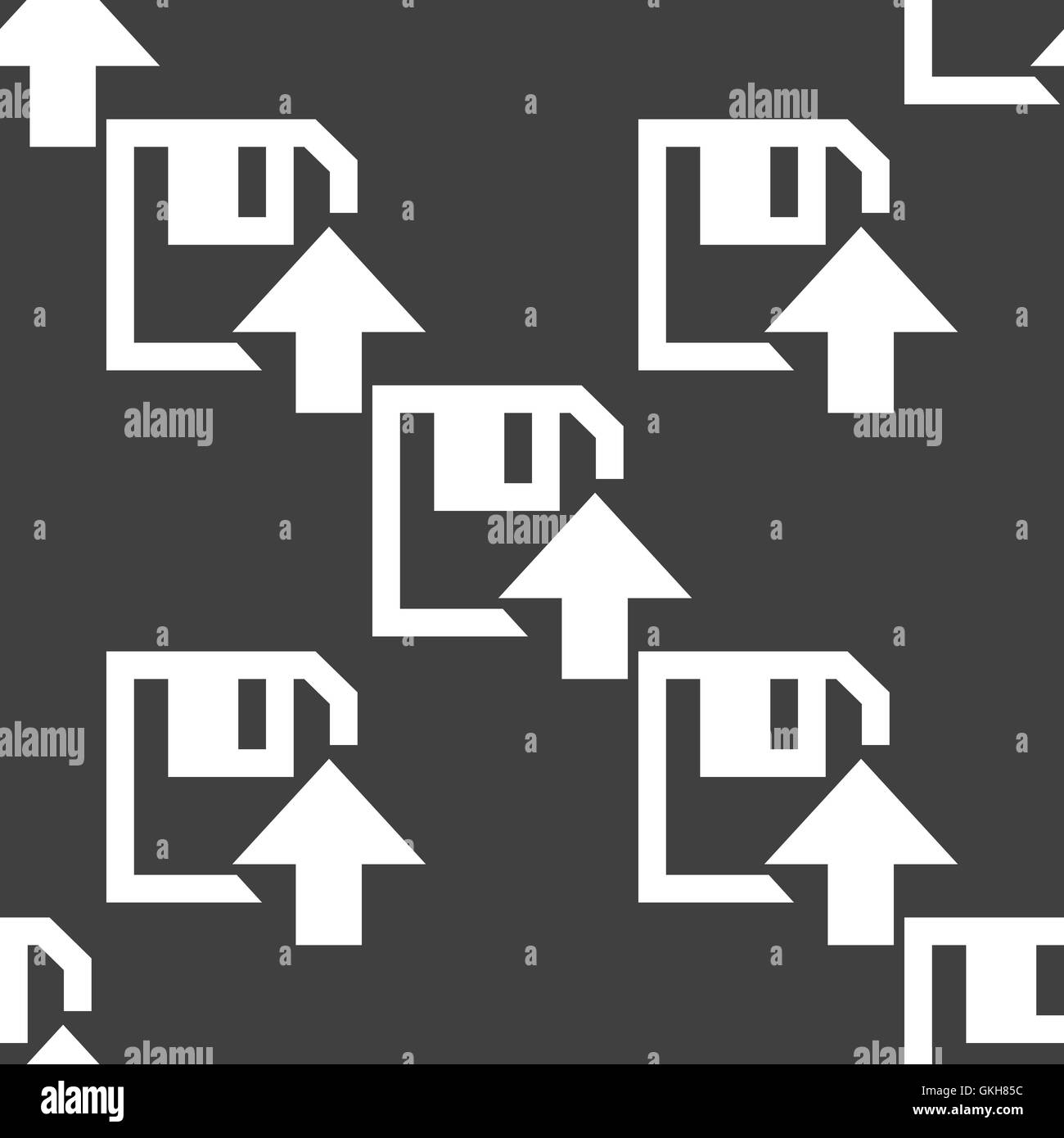 floppy disk upload web icon. flat design. Seamless pattern Stock Vector Image & Art - Alamy