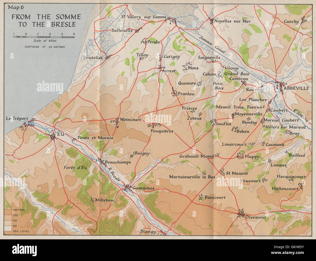 SOMME 1940. Abbeville Eu Le Tréport Gamaches Oisemont. HMSO, 1953 ...