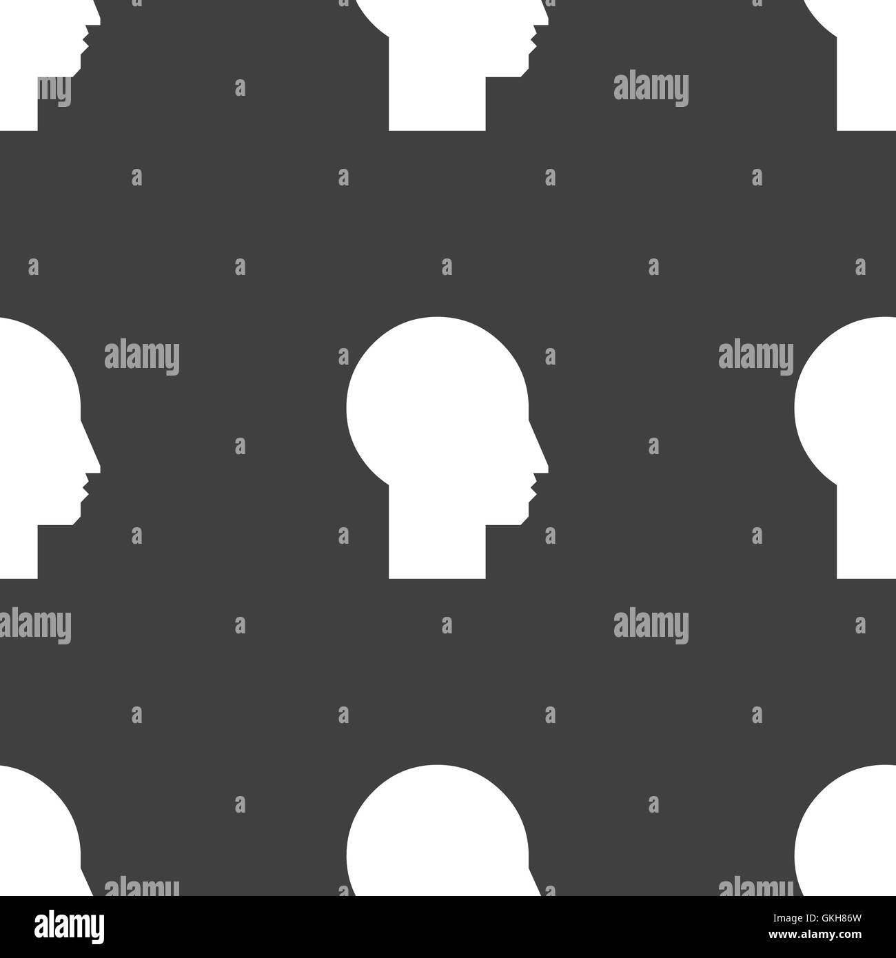 Human Head Silhouette Vector Free