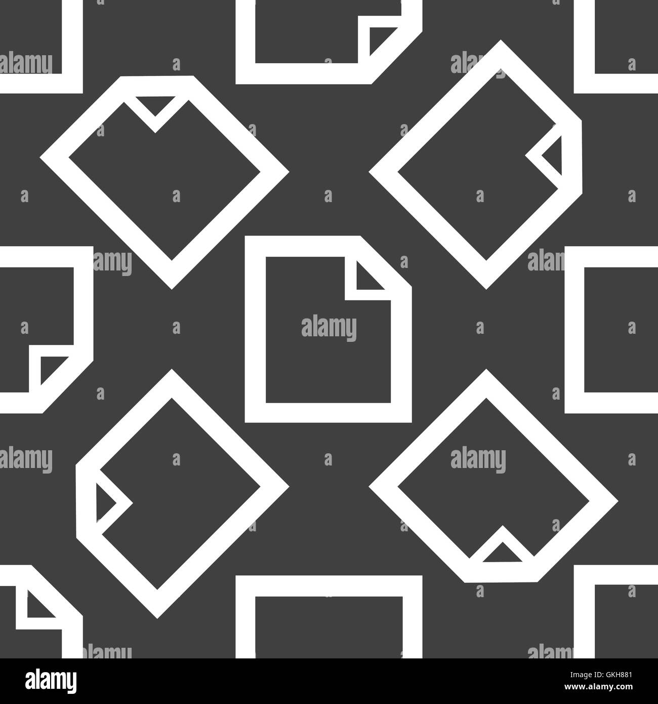 Blank white sheet of paper Stock Vector Images - Alamy