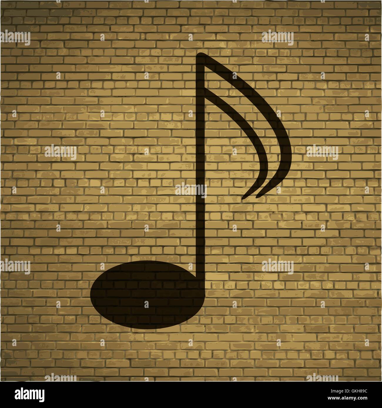 Music elements notes web icon, flat design Stock Vector Image & Art - Alamy