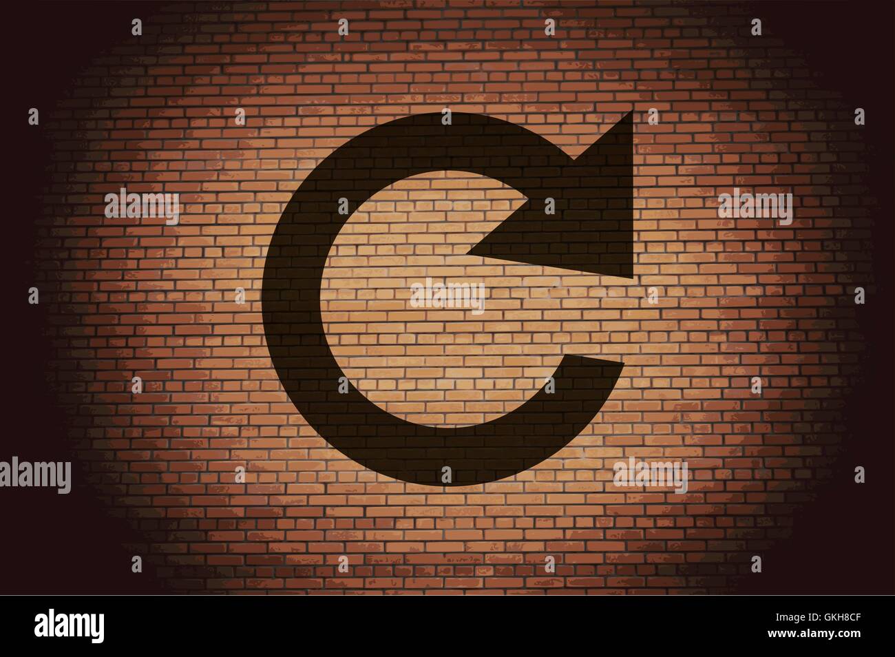 arrow Update. Flat modern web button and space for your text Stock Vector Image & Art - Alamy