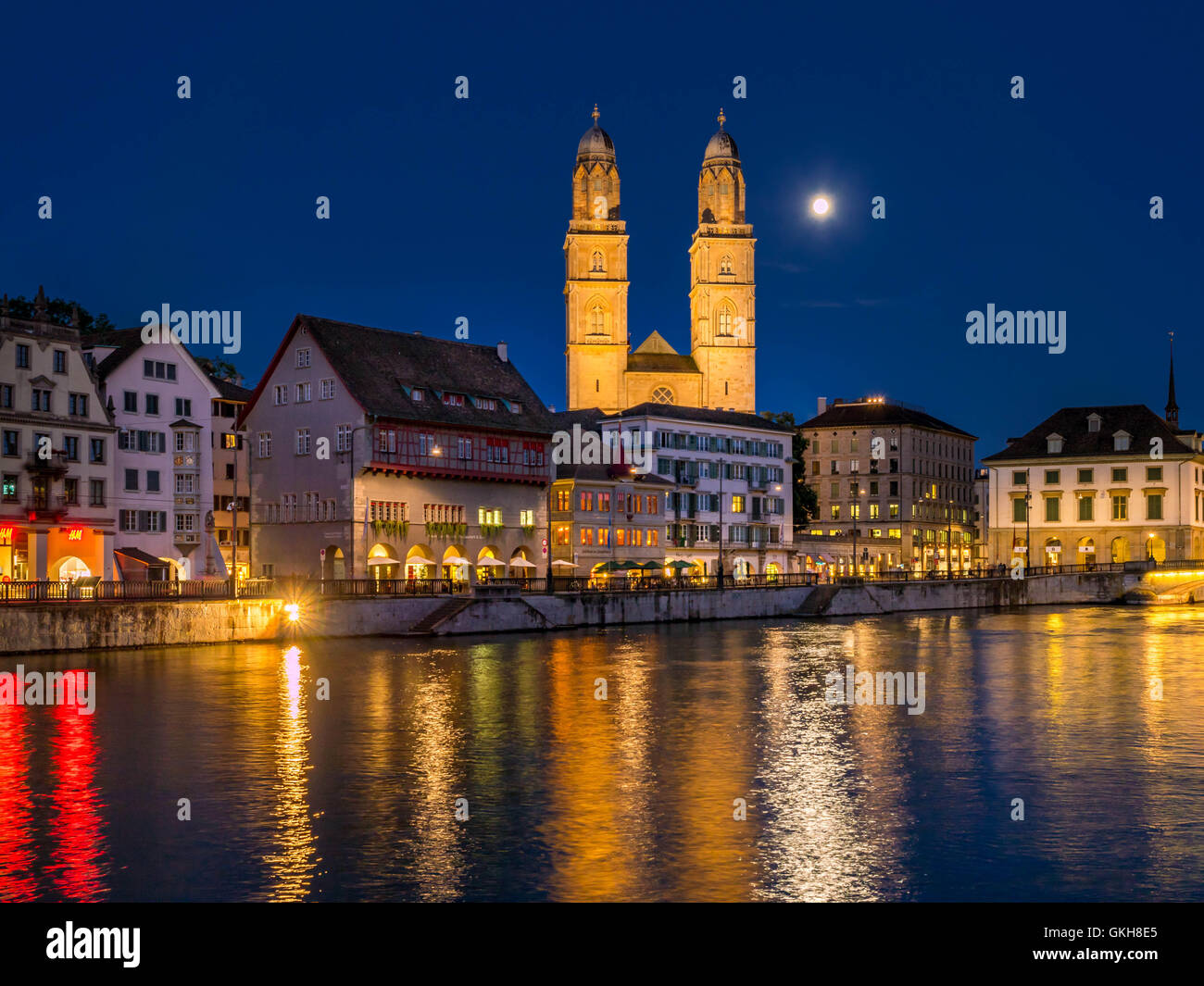 Zurich By Night High Resolution Stock Photography and Images - Alamy
