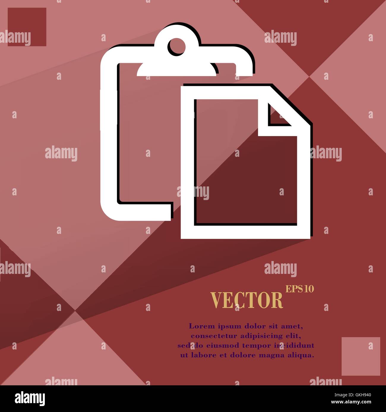 blank paper. Flat modern web design on a flat geometric abstract ...