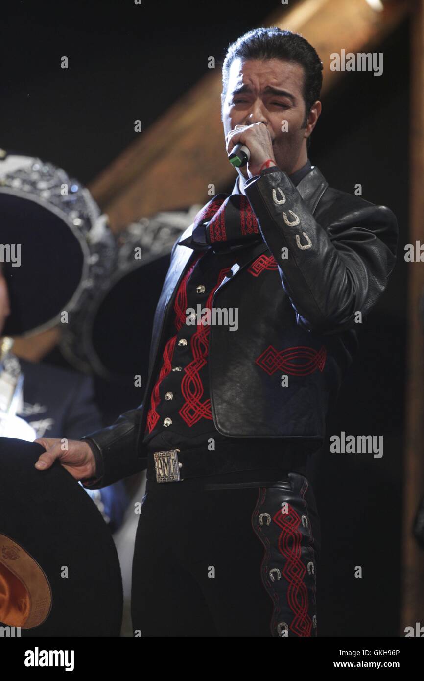 Pablo Montero, performing at the presentation of the new season of the ...
