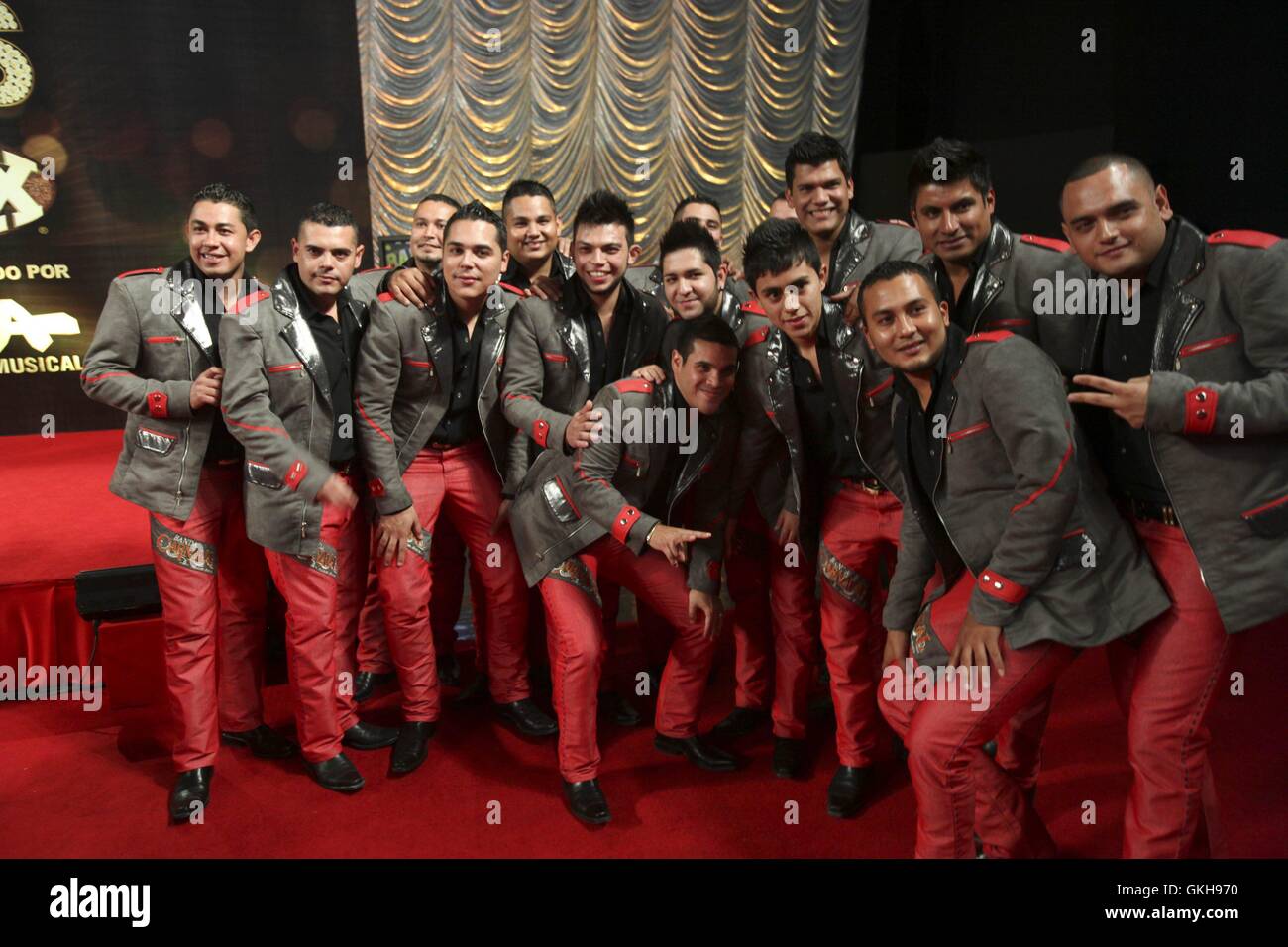 Banda Carnaval (The Carnival Band) at the Bandamax awards in Palacio de ...