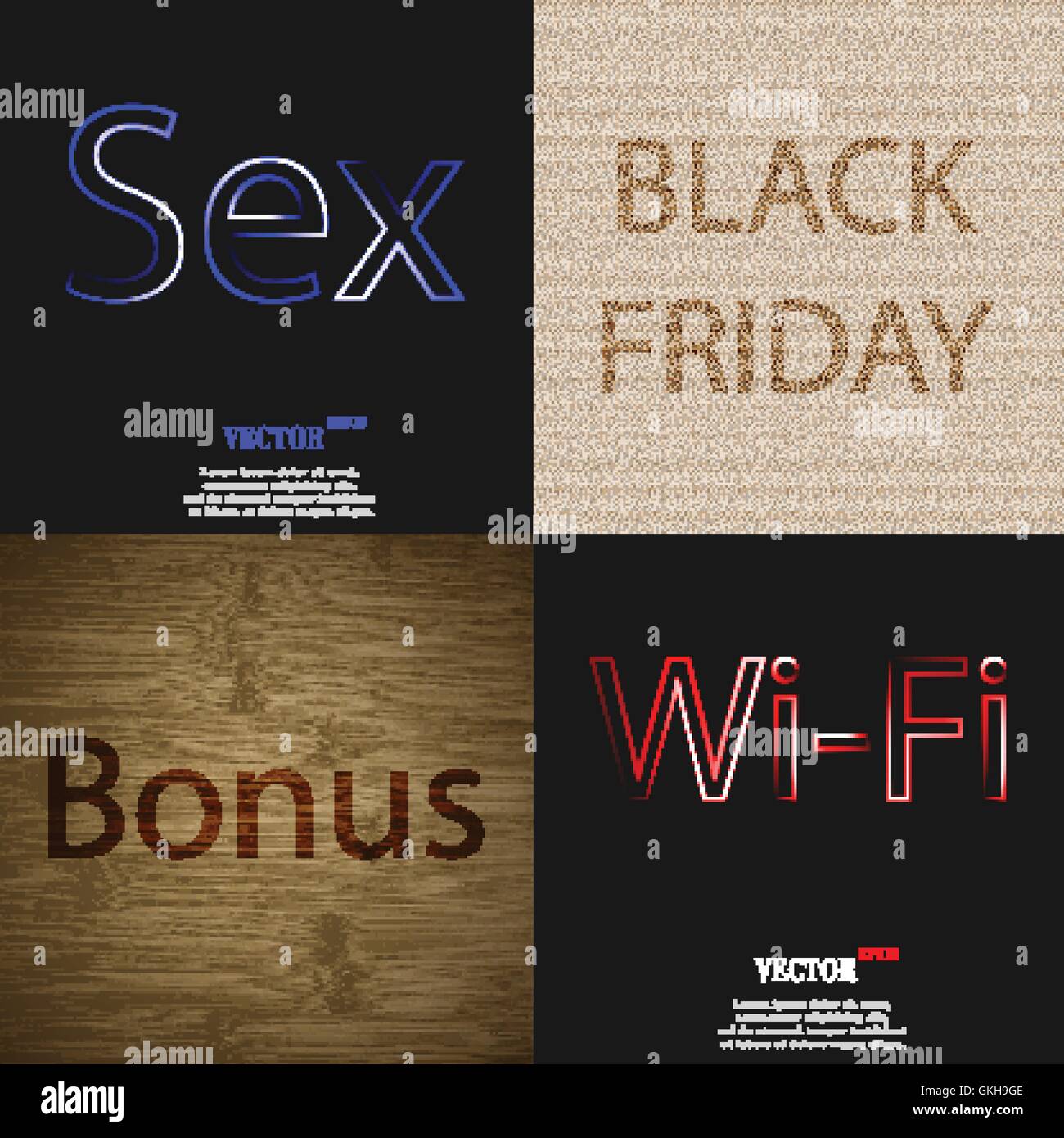 Set of the most popular web design icons on abstract background Stock ...