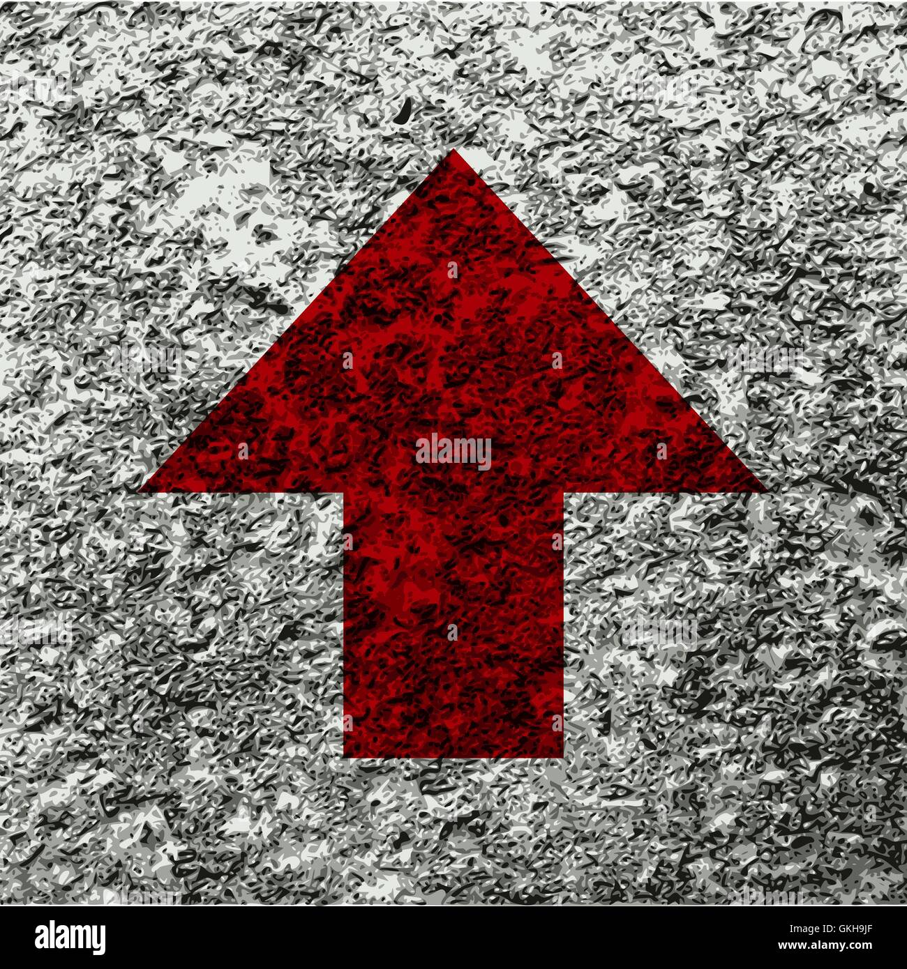 up arrow. Flat modern web button and space for your text Stock Vector ...