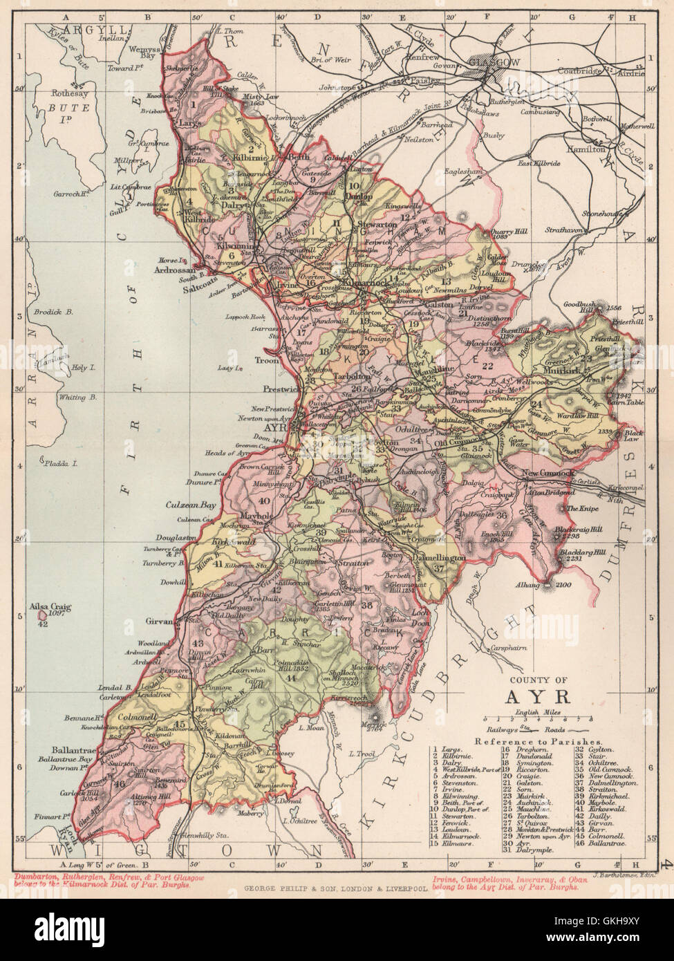 1891 map hi-res stock photography and images - Alamy