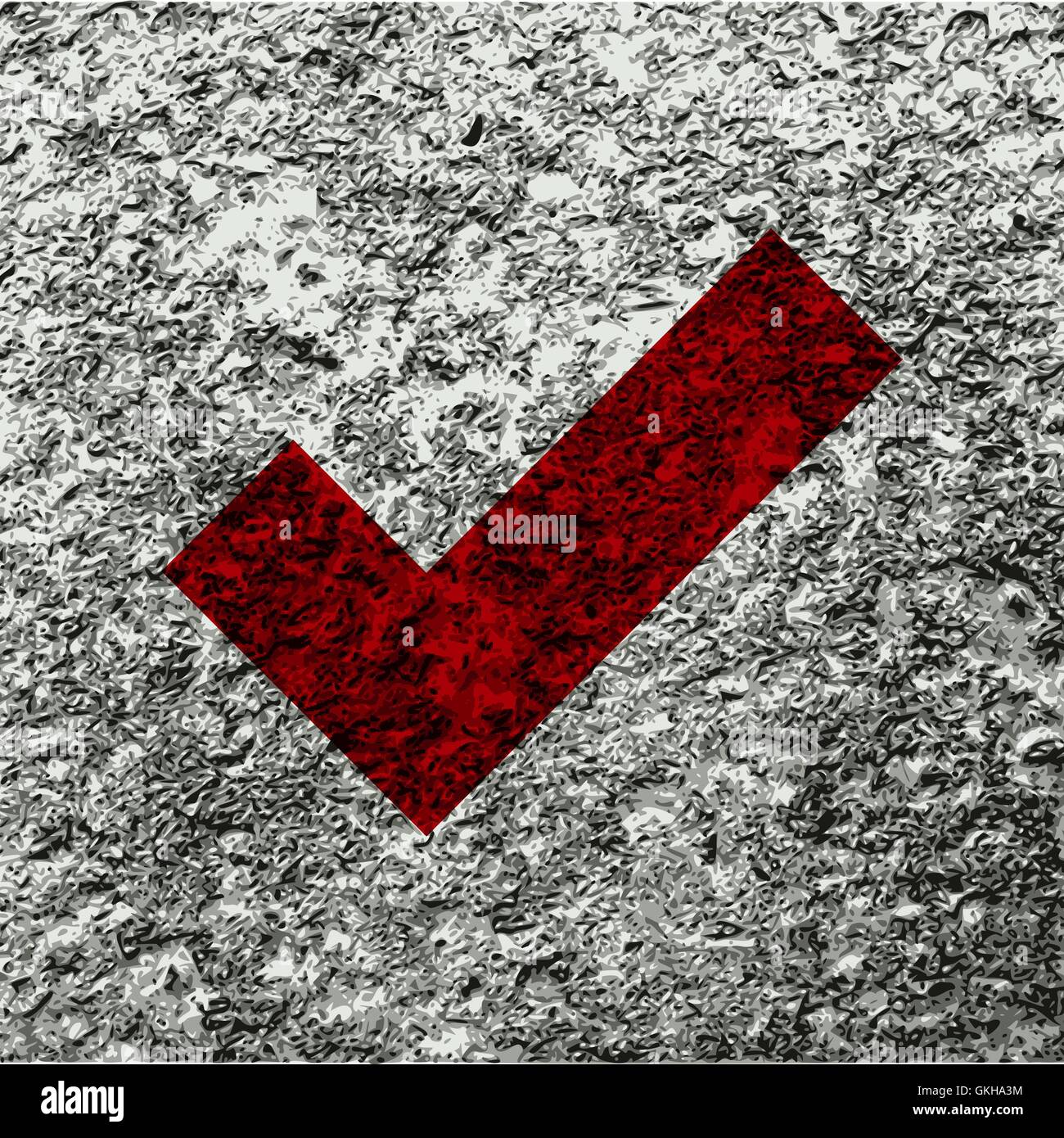 tick. Flat modern web button and space for your text Stock Vector Image ...
