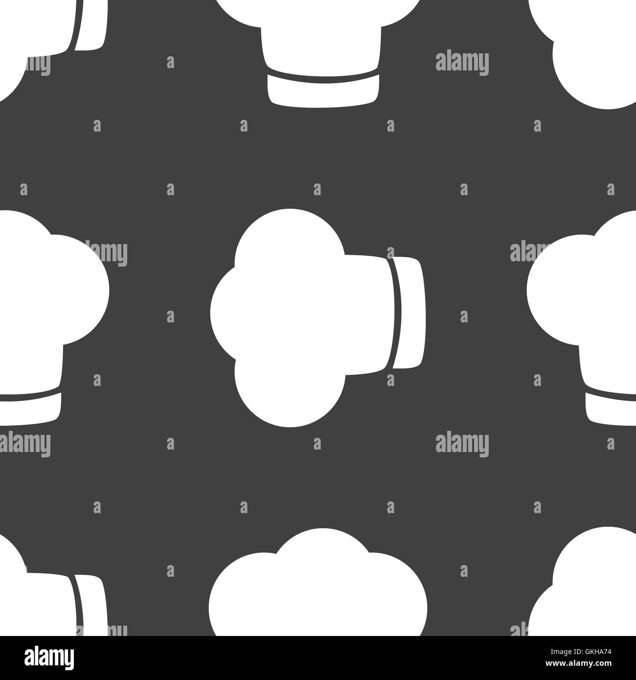 Chef hat pattern Cut Out Stock Images & Pictures - Alamy