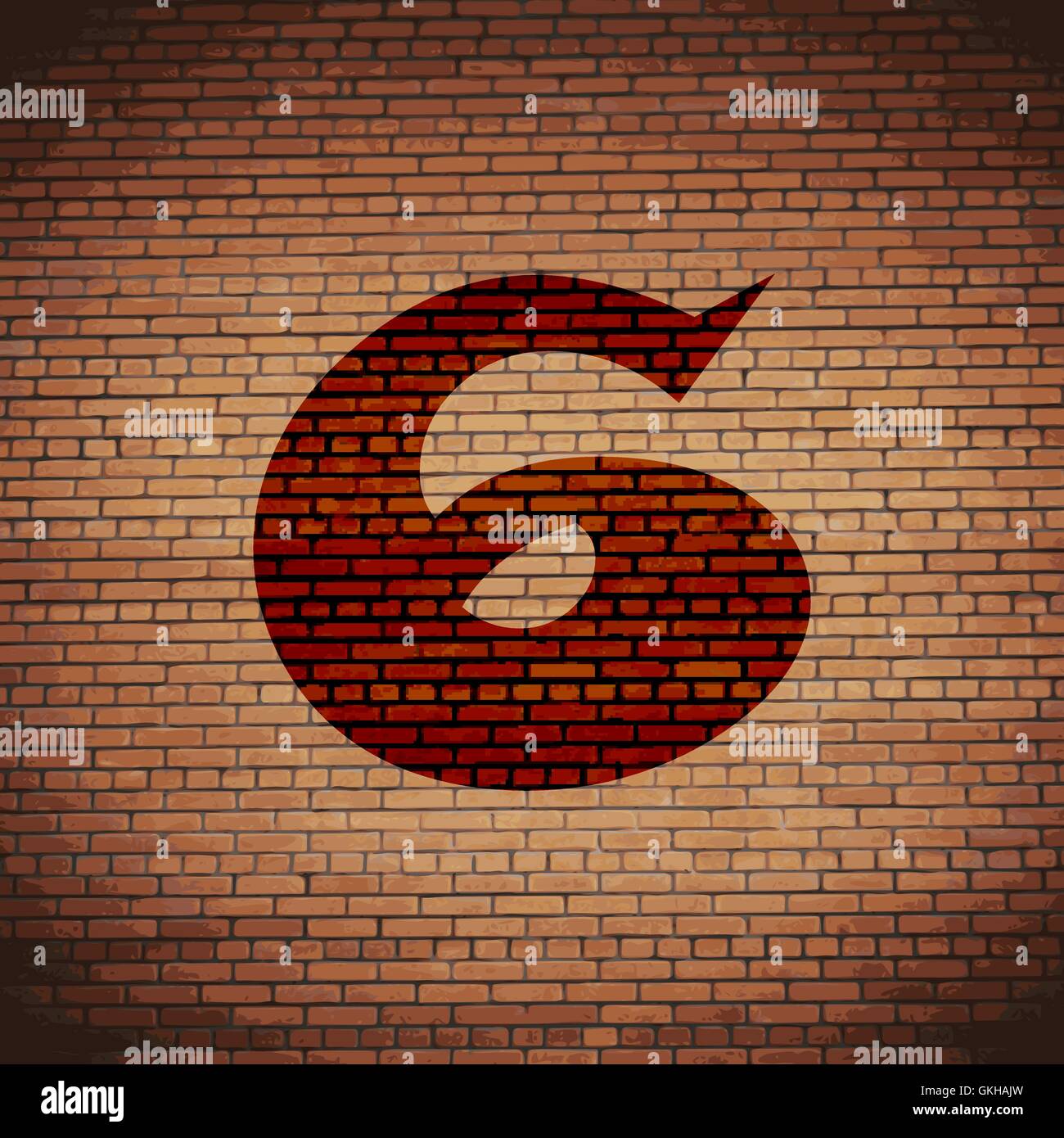 number six icon symbol Flat modern web design with long shadow and ...