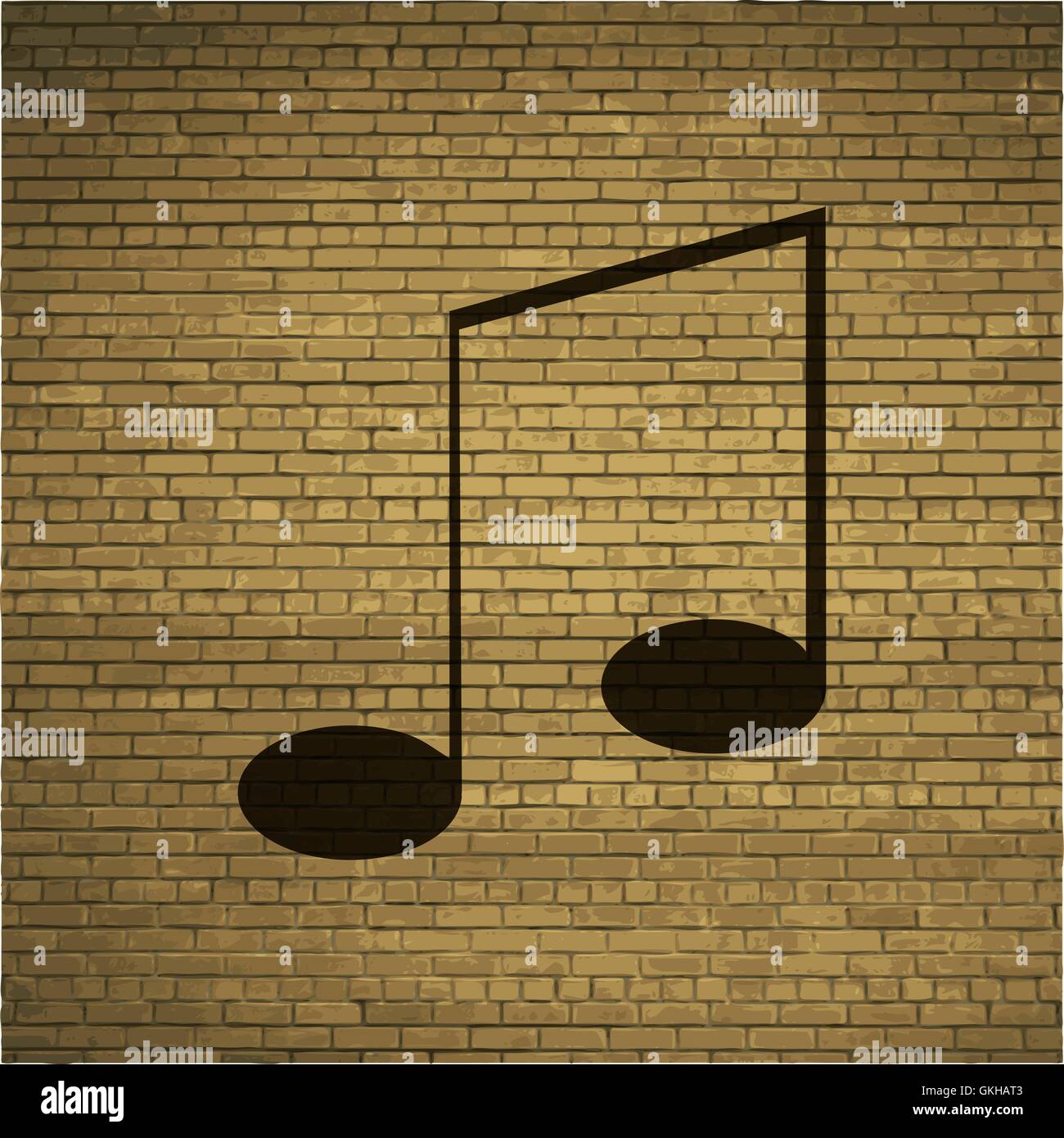Music elements notes web icon, flat design Stock Vector Image & Art - Alamy