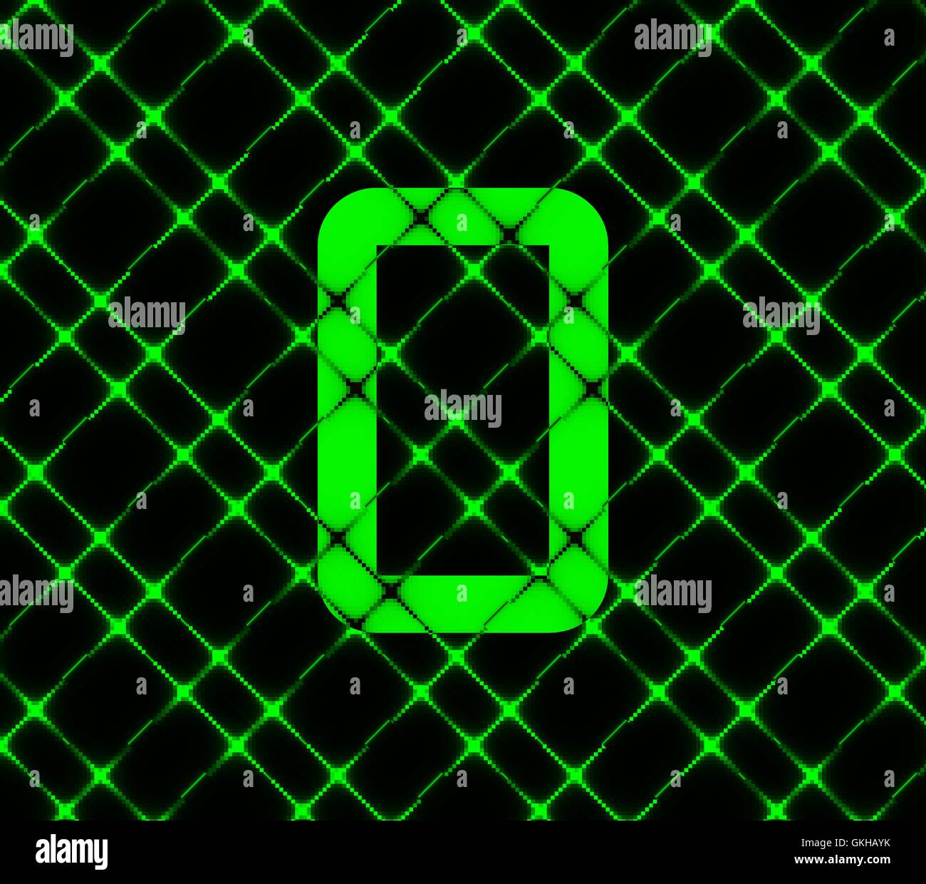 number zero icon symbol Flat modern web design with long shadow and ...